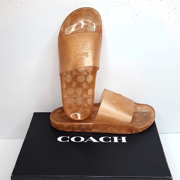 Coach | Shoes | Coach Ulyssa Rubber Slideshoes The Size Is 8b The Color ...